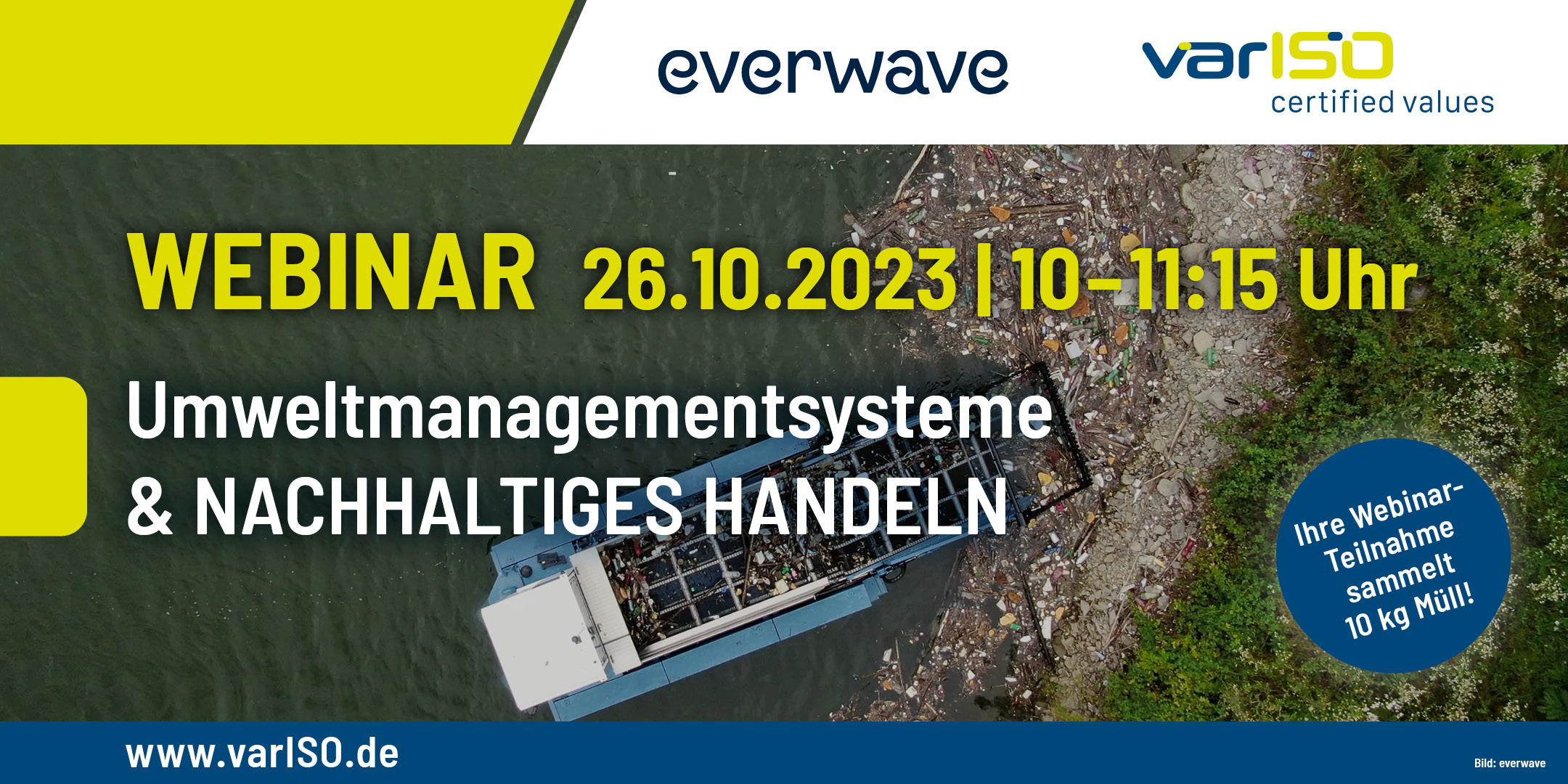 Webinar Umweltmanagement & nachhaltiges Handeln | 26.10.23 - varISO